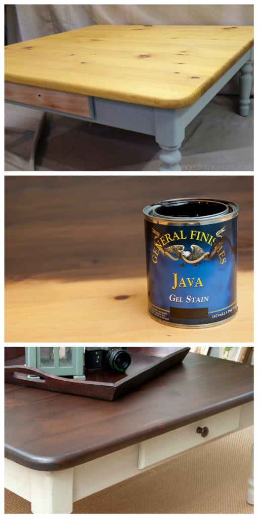 Java-Gel-Stain-On-Pine | Salvaged Inspirations