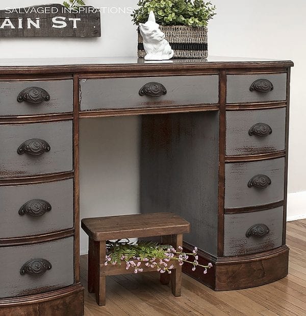 How To Paint Furniture WITHOUT Sanding! - Salvaged Inspirations