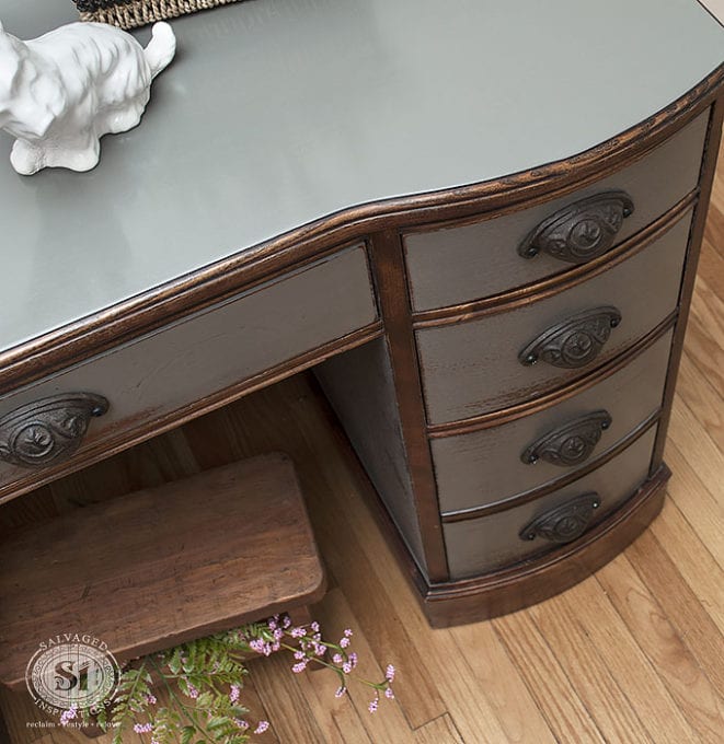 How To Paint Furniture WITHOUT Sanding! - Salvaged Inspirations