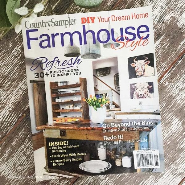 Country Sampler Farmhouse Style Mag Feature Apr2019 | Salvaged Inspirations