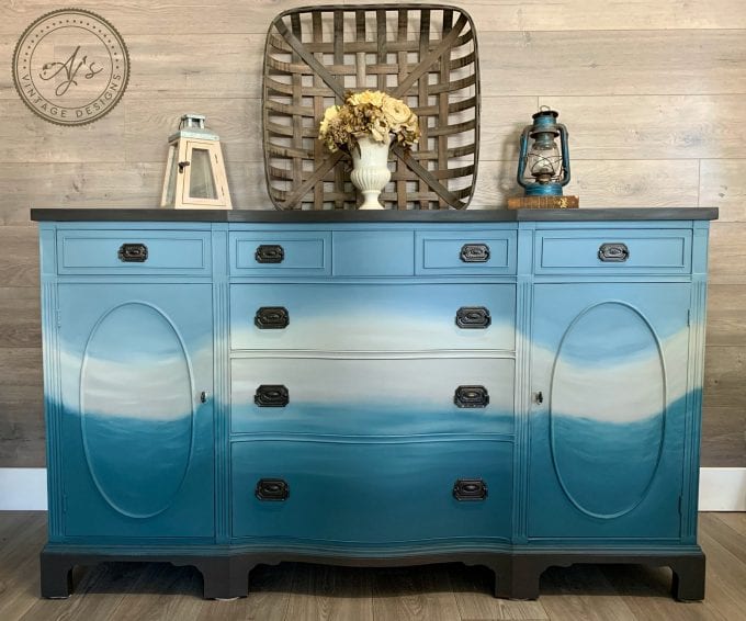 25 BEAUTIFUL BLUE Painted Furniture Ideas - Salvaged Inspirations