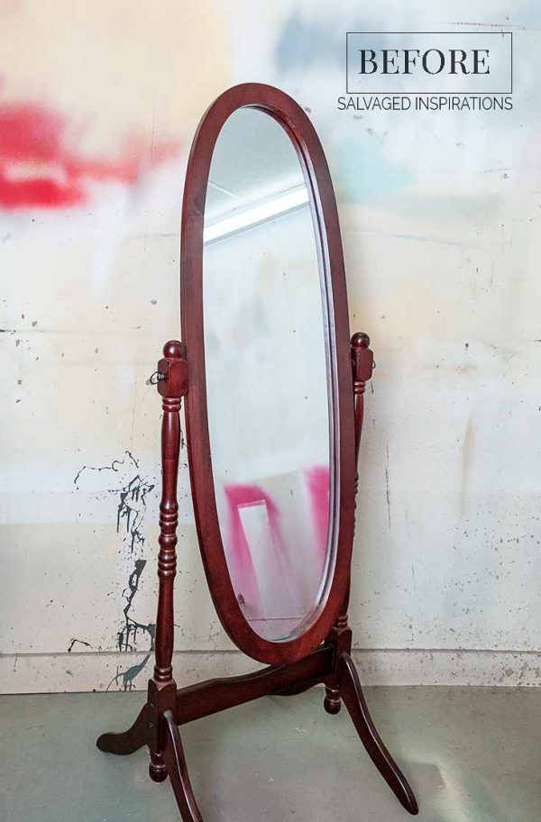Painted Glass & Mirrors |12 GORGEOUS DIY Makeovers - Salvaged Inspirations