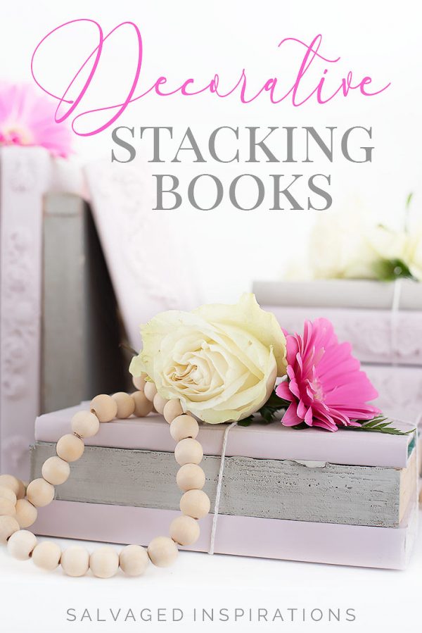DIY Decorative Stacking BooksSalvaged Inspirations