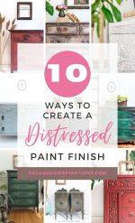 10 Ways To Create A Distressed Paint Finish - Salvaged Inspirations