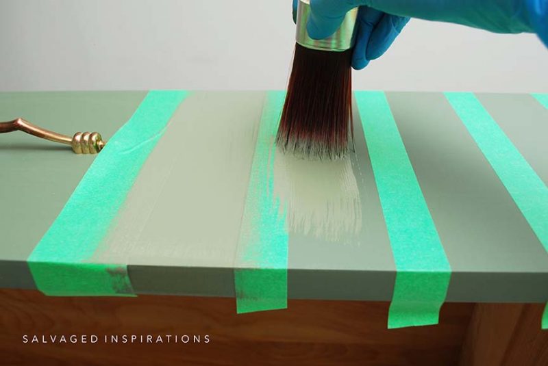 Painting Perfect Ghost Stripes | Salvaged Inspirations