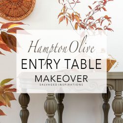 Hampton Olive Entry Table - Salvaged Inspirations