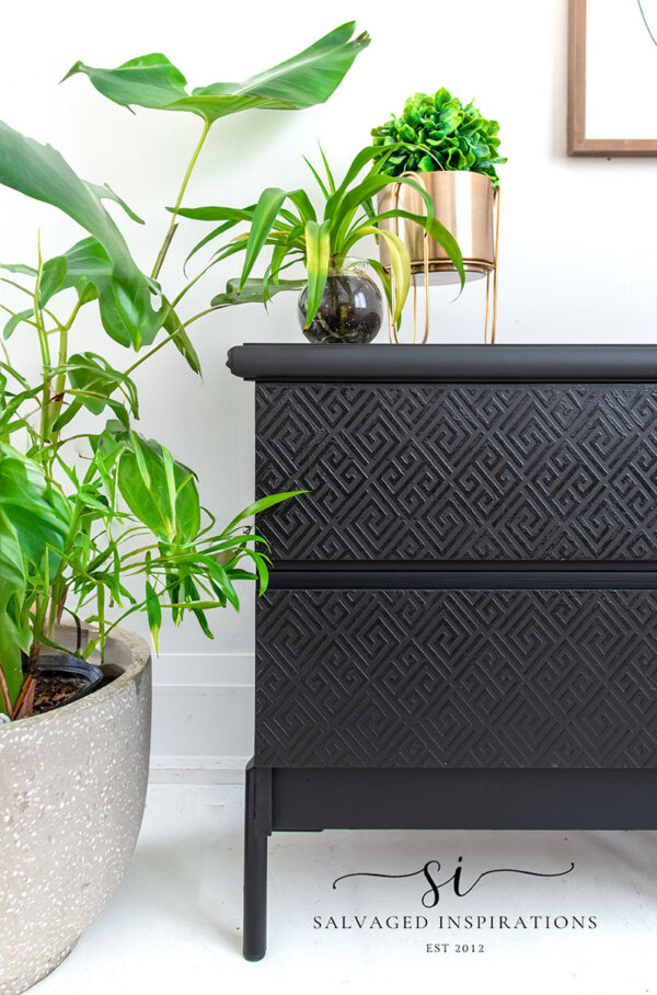 How To Create One Color Stencil Designs - Salvaged Inspirations