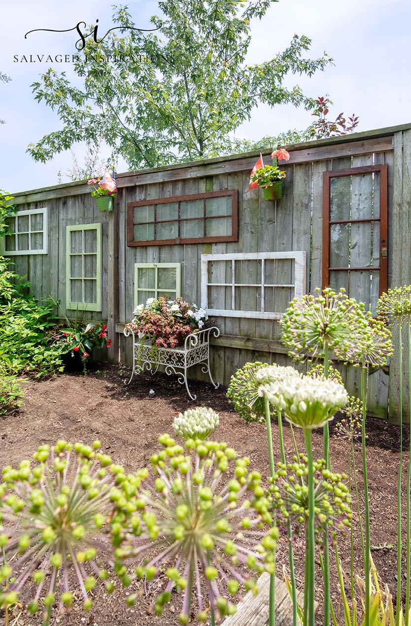 Salvaged Window Garden Decor - Salvaged Inspirations
