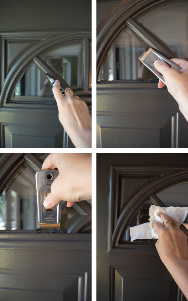 How To Paint A Front Door - Salvaged Inspirations
