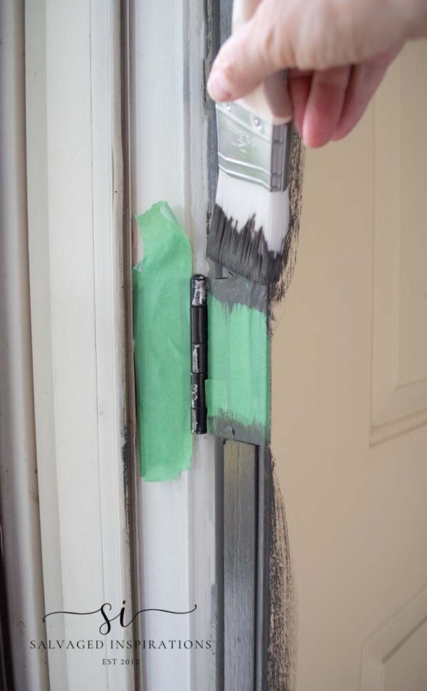 How To Paint A Front Door - Salvaged Inspirations