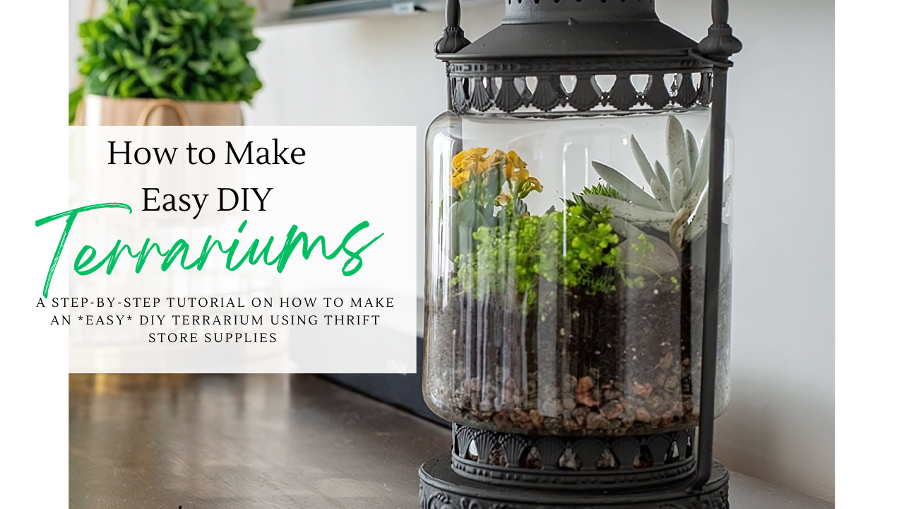 How To Make An EASY DIY Terrarium - Salvaged Inspirations