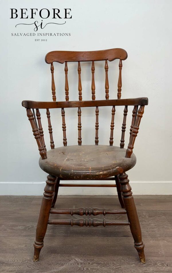 How To Paint A Wood Chair - Salvaged Inspirations