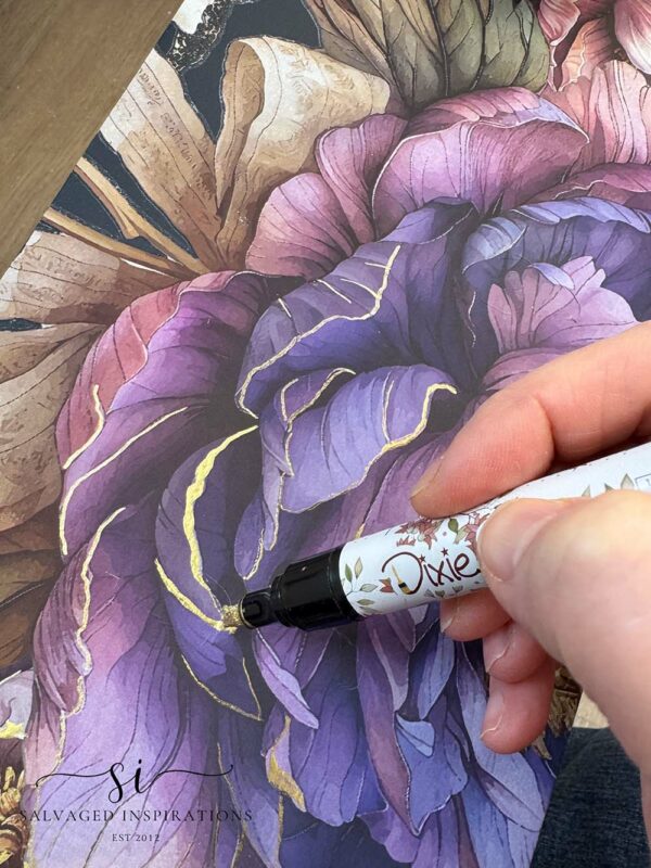 Easy Gold Accents for Painted Furniture – Gilding Pen 101! - Salvaged ...