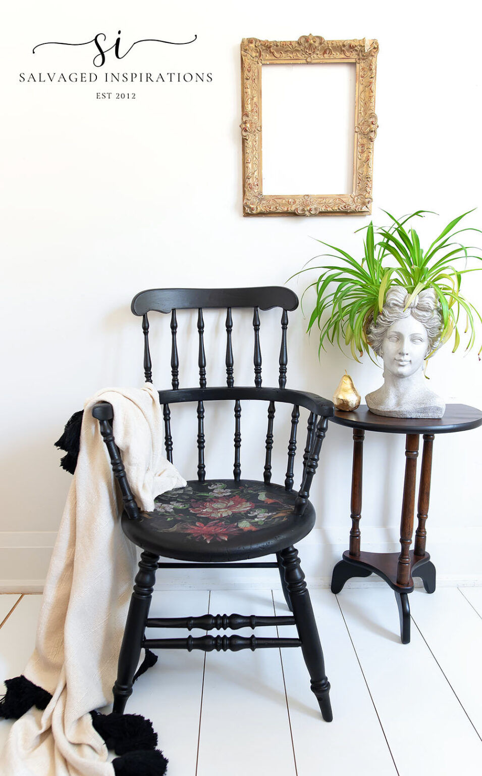 How To Paint A Wood Chair - Salvaged Inspirations