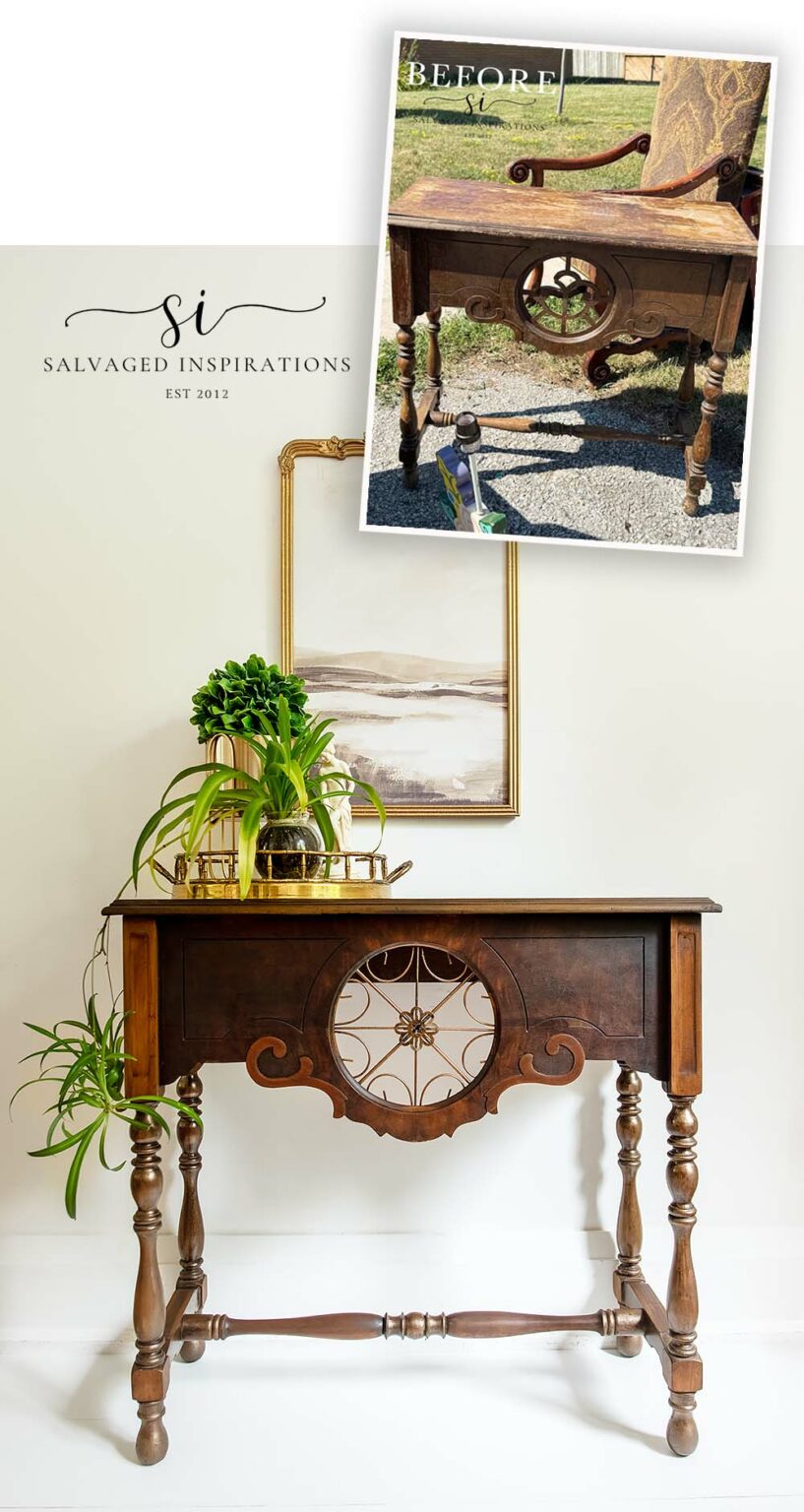 OLD Trashed Table – NEW Look With Gel Stain! - Salvaged Inspirations