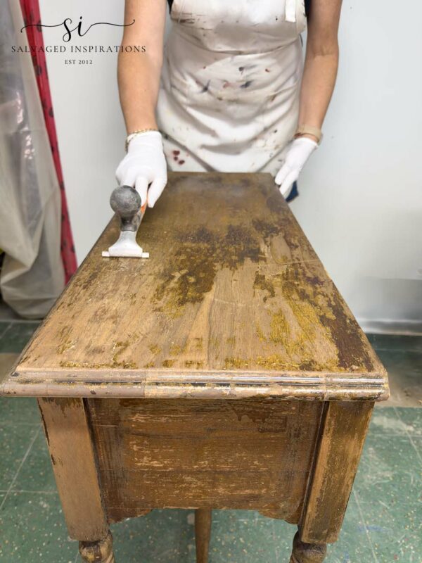 OLD Trashed Table – NEW Look With Gel Stain! - Salvaged Inspirations