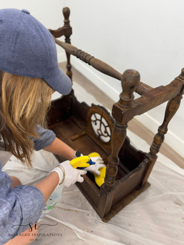 OLD Trashed Table – NEW Look With Gel Stain! - Salvaged Inspirations