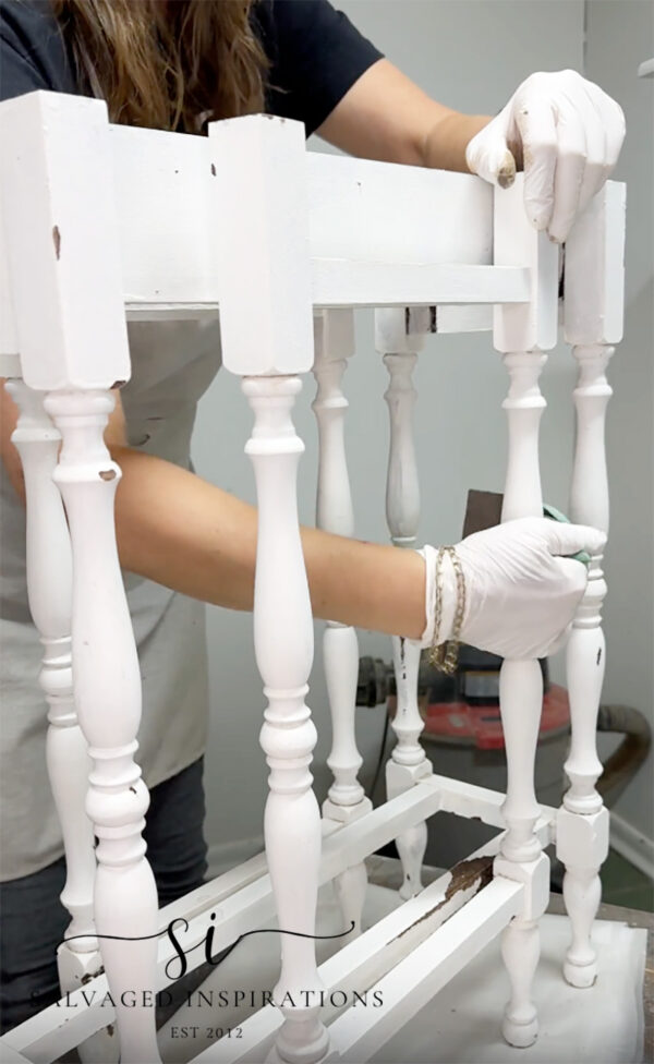 Charred Hickory Gateleg Table Makeover - Salvaged Inspirations