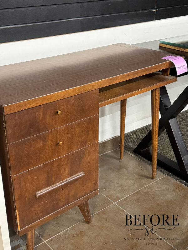 MCM Writing Desk Makeover - Salvaged Inspirations