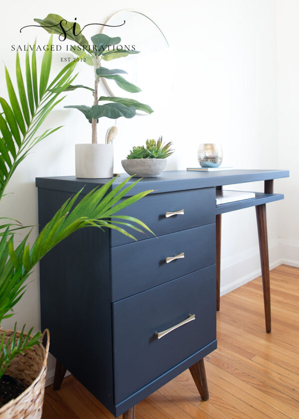 MCM Writing Desk Makeover - Salvaged Inspirations